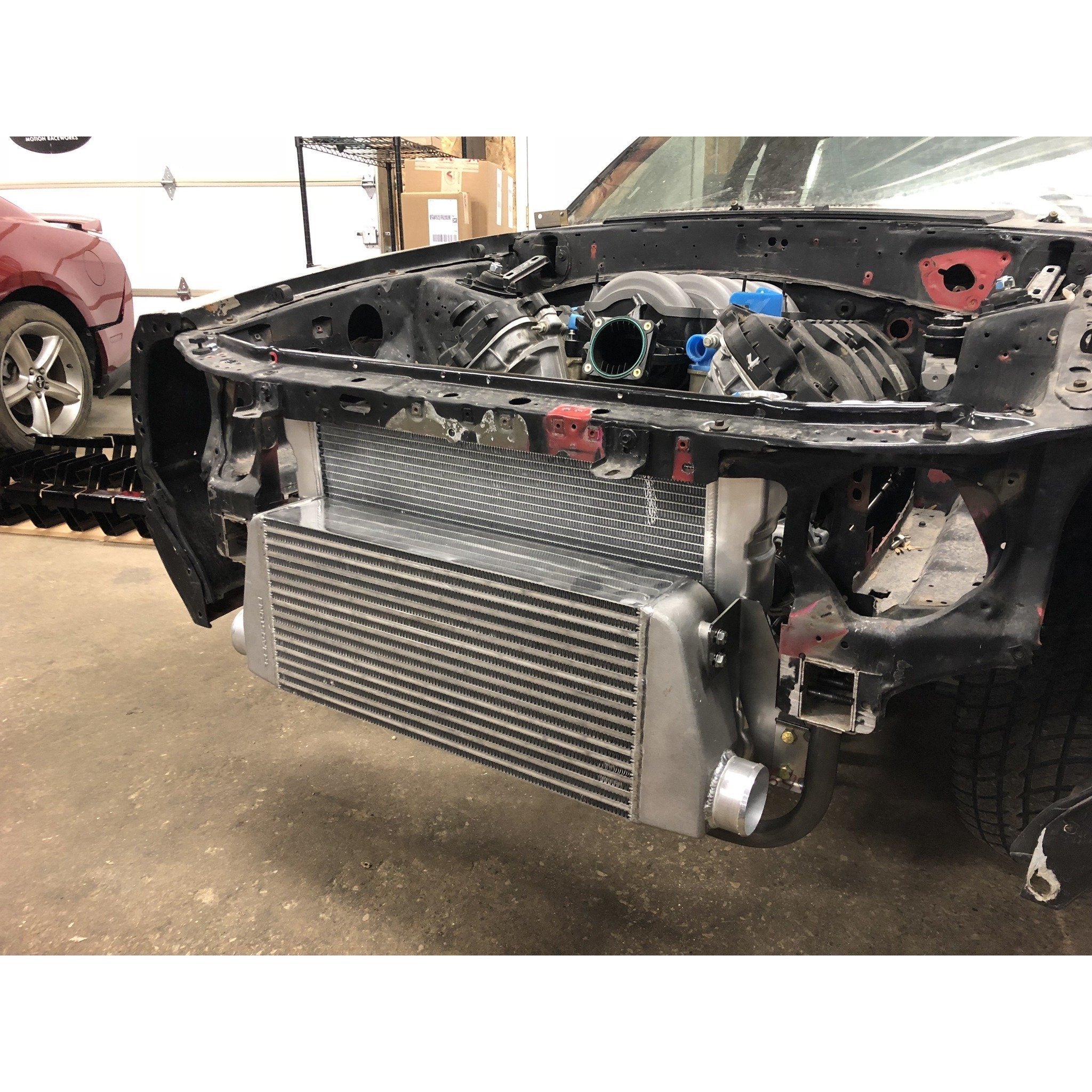 Motion Raceworks Fox Body Mustang Lower Radiator Support and Intercool ...