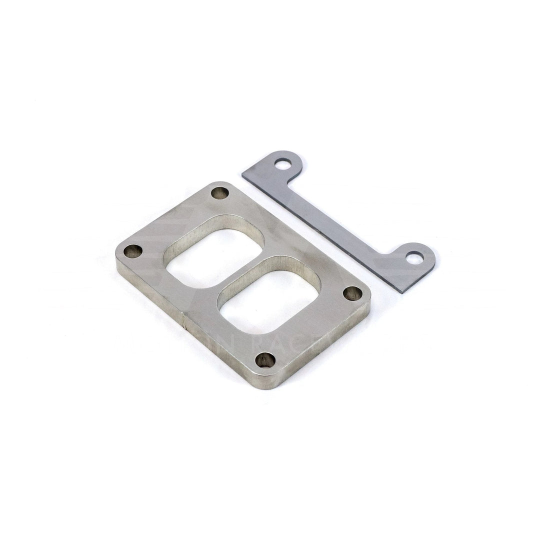 Mild Steel T5 Turbo Flange Divided Inlet 1/2" thickness w/ weld on mou ...